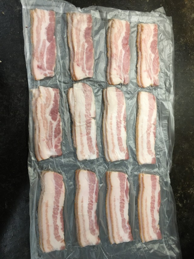 Freezing bacon – Critters and Craft