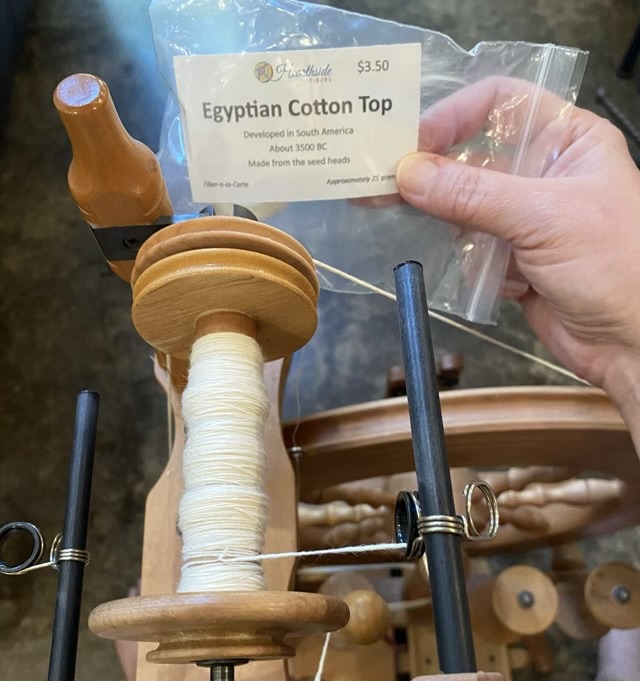 Spinning cotton – Critters and Craft