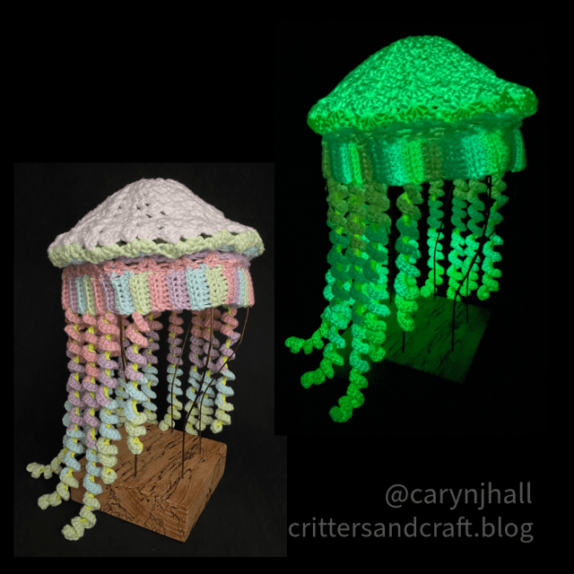 Glow Jellyfish Hat (free pattern) – Critters and Craft